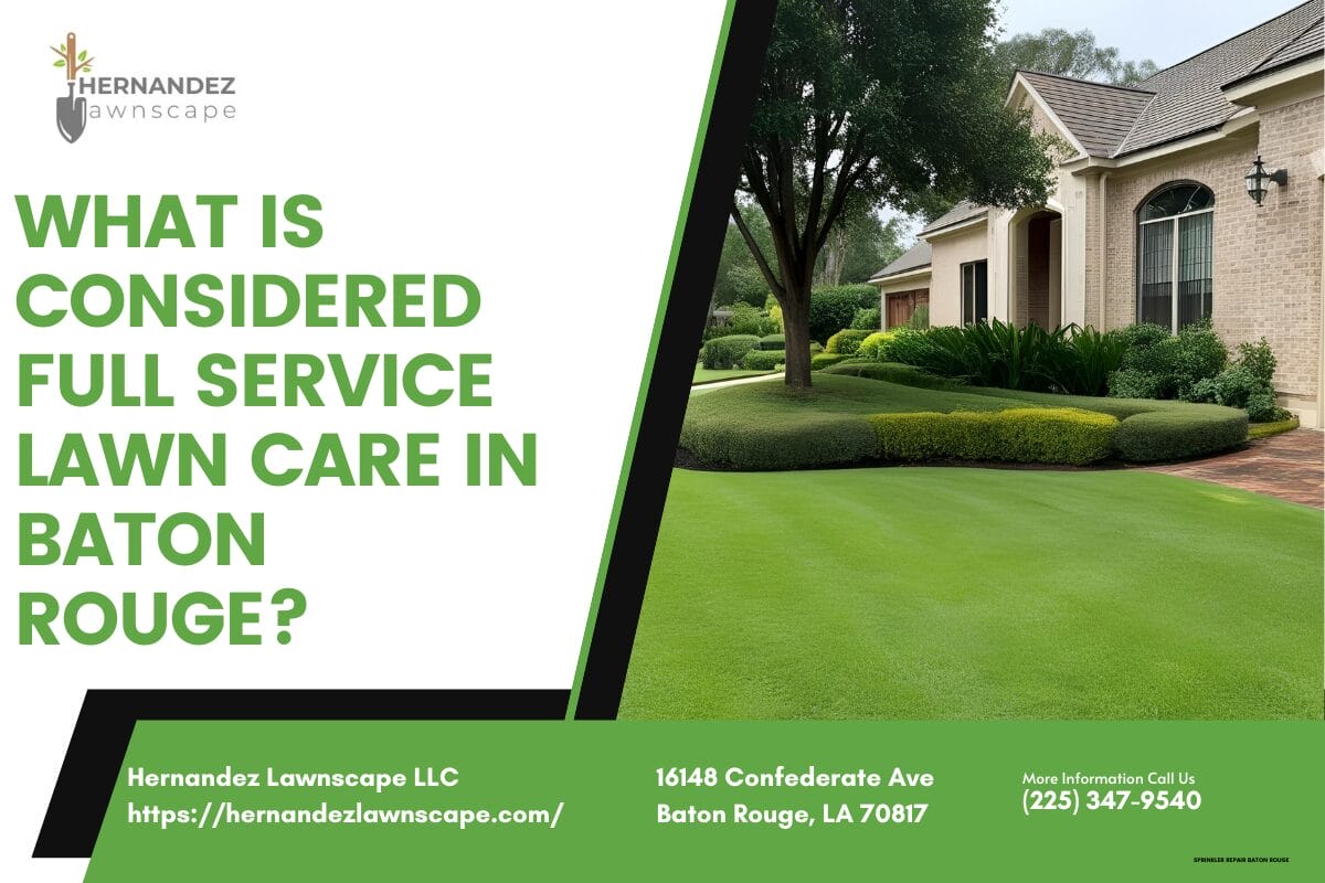 What Is Considered Full Service Lawn Care in Baton Rouge? - Landscapers ...